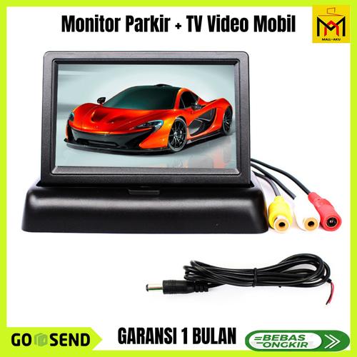 Promo Layar Monitor Lipat Parkir + Video TV Mobil LCD 4.3 Inch Night ...