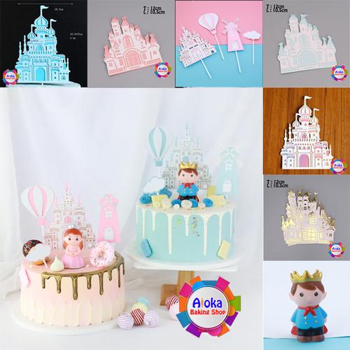 Jual Topper Cake Castle Princes Prince Balon Awan / Dekorasi Ulang ...
