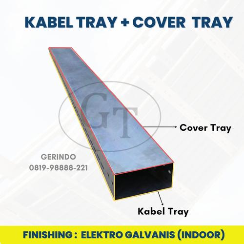 Jual Kabel Tray U 100x50x3000mm SPHC 1.2mm Elektro Galvanis - Tray ...