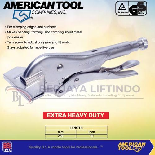 Jual Locking plier sheet metal Grip Extra Heavy duty American Tool ...