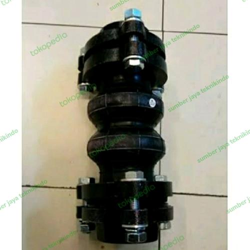Jual Flexible Rubber twinflex TOZEN screw double bellow 2" inch /DN 50 ...