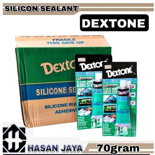 Jual Dextone Lem Kaca 70gr / Lem silicone Sealant Tube 70gr - DEXTONE SEALANT, 70GR - Kab ...