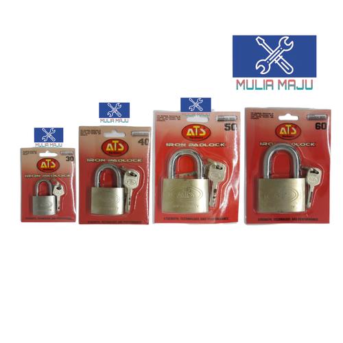 Jual Gembok ATS pendek /gembok pagar rumah ats 30mm 40mm 50mm 60mm ...