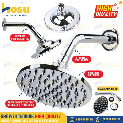 Promo Wall Shower Tanam Tembok Head Shower Dinding Mandi Stainless ...