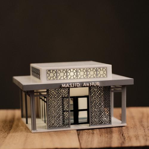 Jual Miniature Booth [ Mosque ] for Diecast 1:87 & 1:64 HO Scale - 1:87 ...