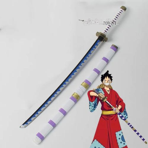 Jual Pedang Kayu Anime One Piece Cosplay Wano Monkey Luffy Collection ...