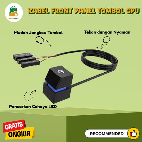 Jual Kabel Front Panel Tombol CPU Power Switch Eksternal Desktop 2M ...