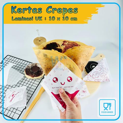 Jual Kemasan Crepes / Paper Lunch Crepes / Tempat Makan Crepes /Wadah ...