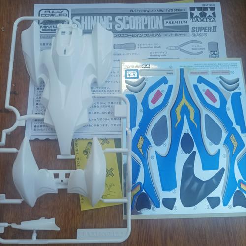 Jual Tamiya Body + stiker shinning scorpion untuk sasis S2 asli copotan kit - dengan kotak ...