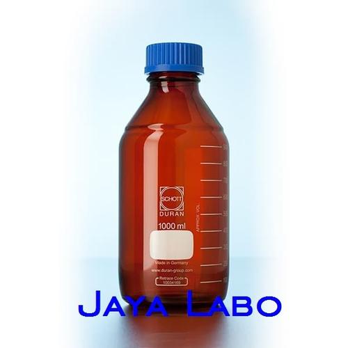Jual DURAN BOTOL SAMPEL Vol. 2.000 ml / LAB BOTTLE KACA (AMBER / COKLAT ...