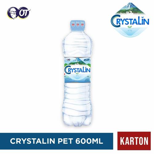Jual Crystalin 600 ml dus isi 24 botol sedang 600ml air minum mineral ...