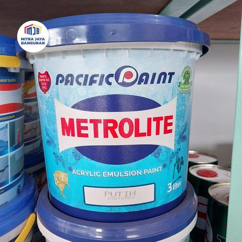 Jual CAT TEMBOK METROLITE PUTIH 5KG 3 LITER ORIGINAL - Kota Bekasi ...