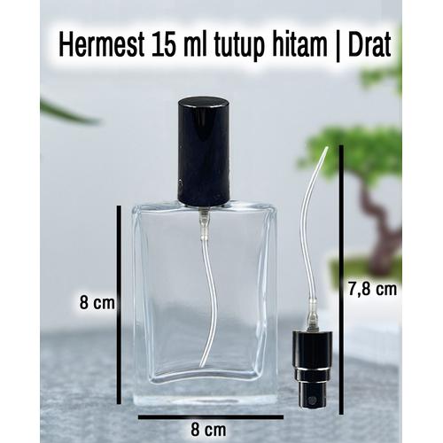 Jual Botol Parfum Hermest Drat 15ml/Silver/Hitam/Bottle Parfume - hitam drat - Jakarta Timur ...