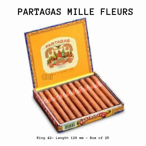Jual Partagas Mille Fleurs - Box of 10 cerutu cuban cigar - Jakarta ...