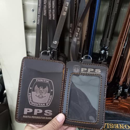 Jual Lanyard Name Tag Id Card Panitia Pemungutan Suara (PPS) - Coklat ...