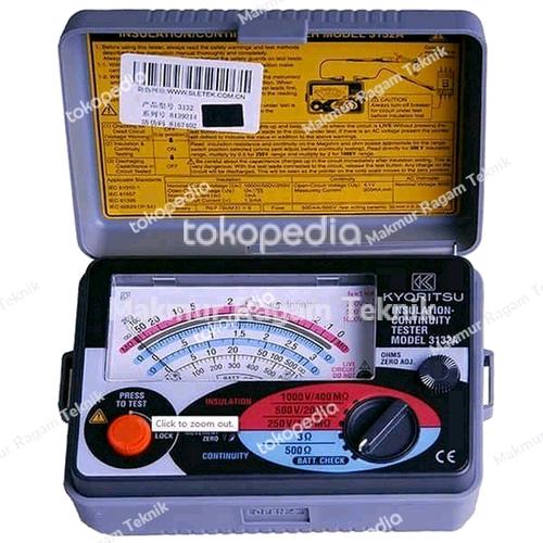 Jual Kyoritsu 3132A Analog Insulation Tester /Continuity Tester ...