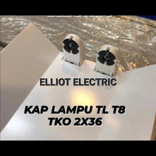 Jual KAP TKO 2x36 SET KOMPLIT TL LED PHILIPS T8 ECOFIT 16Watt 2x16W ...