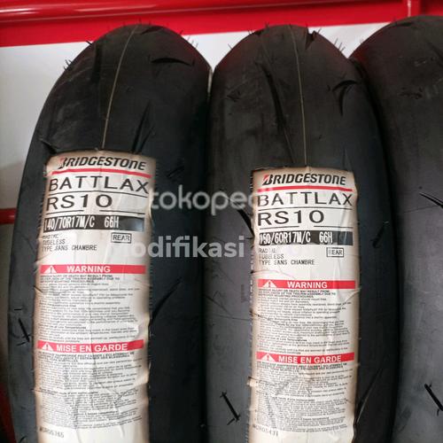 Jual BAN BRIDGESTONE BATTLAX RS10 110 120 140 150 190 200 RING 17 - 140 ...