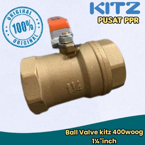 Jual Ball Valve kitz Kuningan 11/4"inch 400wog 100% Original Japan - Jakarta Pusat - PUSAT PPR ...