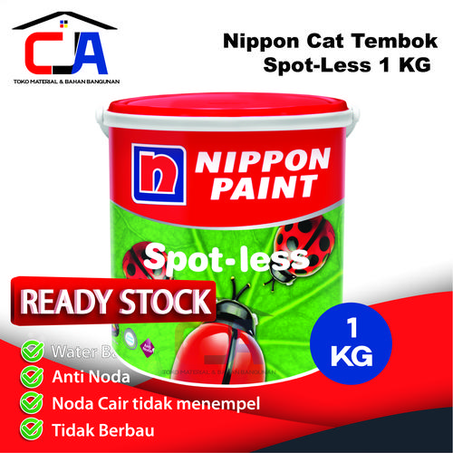 Jual Nippon Spotless Cat Tembok Interior Anti-Noda 1 L Putih READY SEMUA - Warna Lain - Jakarta ...