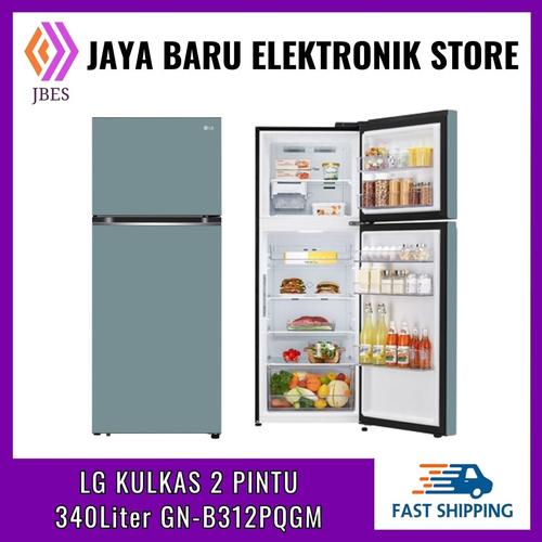 Jual LG GN-B312PQGM KULKAS 2 PINTU SMART INVERTER 340L Macaron ...