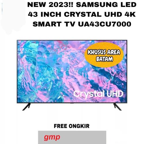 Jual SAMSUNG SMART TV CRYSTAL UHD 2023 NEW 43" 43CU7000 GARANSI [ BATAM ...