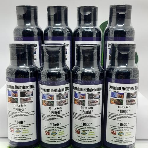 Jual Paket 8 botoL obat biru PREMIUM METHYLENE BLUE TOTAL 1 KILOGRAM ...