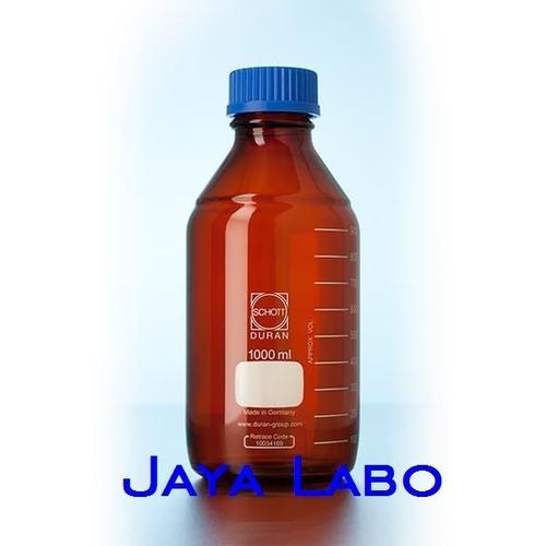 Jual DURAN BOTOL SAMPEL Vol. 250 ml / LAB BOTTLE KACA (AMBER / COKLAT ...