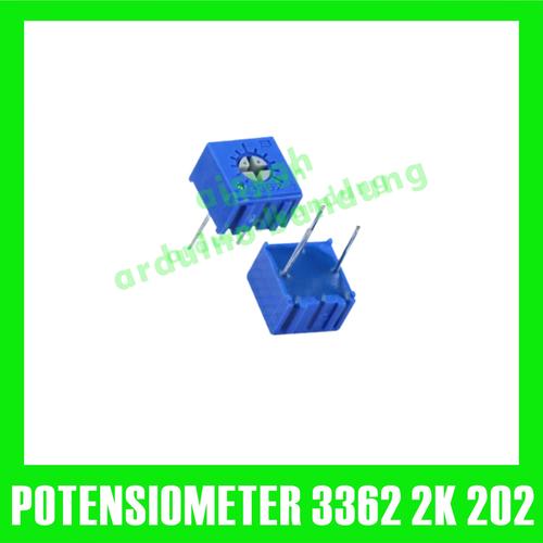 Promo VR 3362P 202 2K OHM POTENTIOMETER POTENSIOMETER 3362 TRIMPOT ...