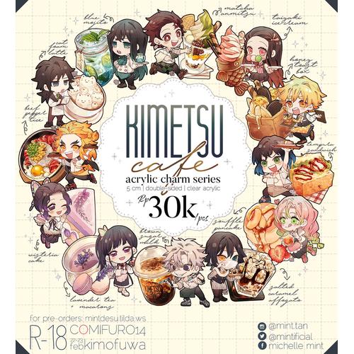 Jual Kimetsu Cafe | KNY Acrylic Keychain Fanmerch Series by Mint-tan ...