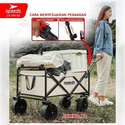Jual Troli Barang Box Serbaguna / Trolley Camping Keluarga / Trolli ...
