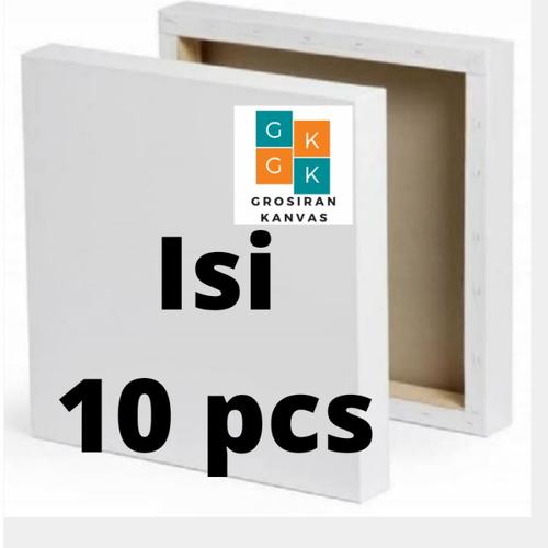 Jual kanvas lukis 20x20 ISI 10 PCS canvas lukis 20 x 20 cm PREMIUM - 20 x 20 cm, 10 pcs - Kab ...