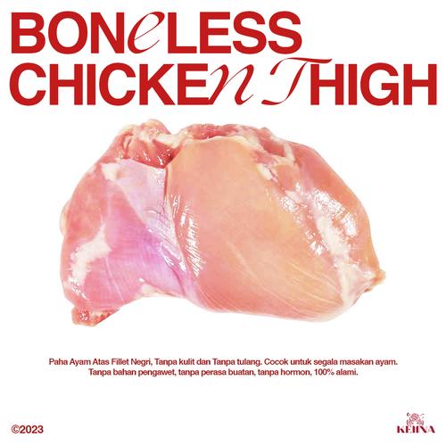 Jual Paha Ayam Fillet Tanpa Kulit Tanpa Tulang Boneless Chicken Thighs ...