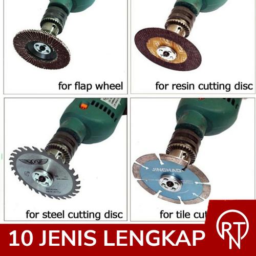 Jual Electric Drill Angle Grinder Adapter/Mata gerinda 10 JENIS (8325 ...