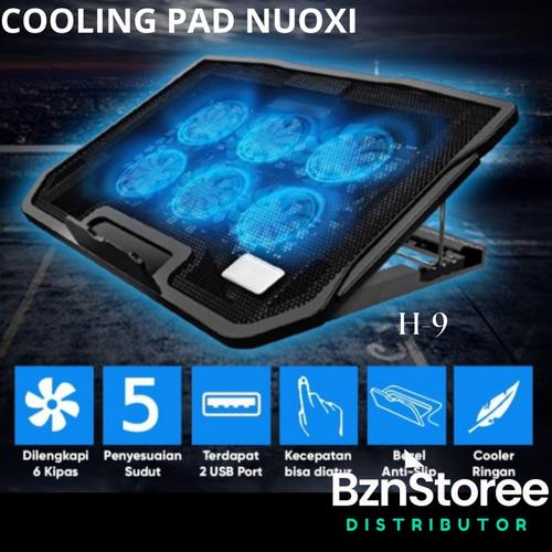 Jual Cooling Pad Laptop Gaming 6 Fan Kipas Pendingin Laptop Kipas ...