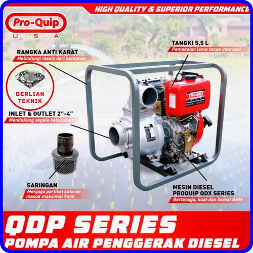 Jual Mesin Pompa Air Alkon Solar Diesel Water Pump ProQuip QDP 50 / 2 ...