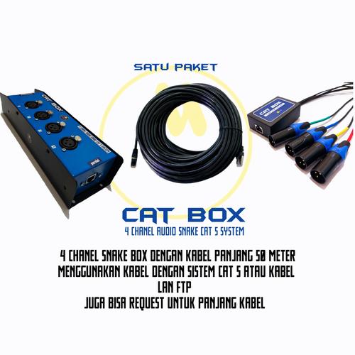 Jual CAT BOX 4 chanel audio snake cat 5 system - Kab. Malang - akmal ...