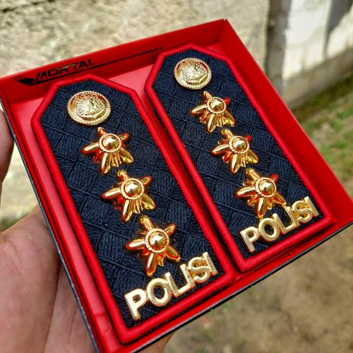 Jual PANGKAT PDU KOMBES KOMISARIS BESAR LIS MERAH - LIS HITAM - LIS ...