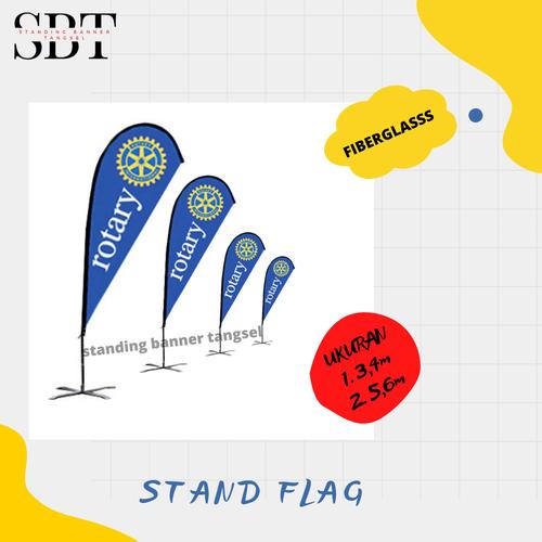 Jual stand flag banner / umbul umbul bendera - 3,4 M - Kota Tangerang ...