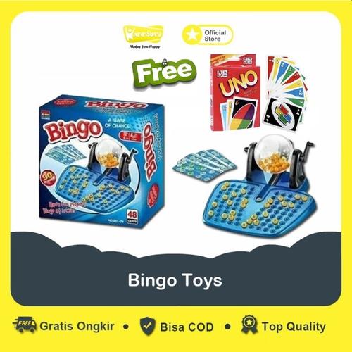 Jual MAINAN BINGO FAMILY GAME 90 NUMBER 48 CARD PERMAINAN KELUARGA ...