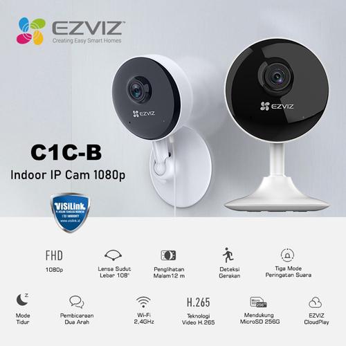 Jual Ezviz Hikvision C1C 1080P 2MP Indoor Wireless CCTV IP Camera ...