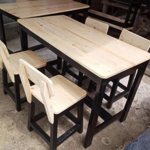 Jual MEJA CAFE MEJA MAKAN /MEJA CAFE /MEJA RESTO MINIMALIS CAT HITAM ...