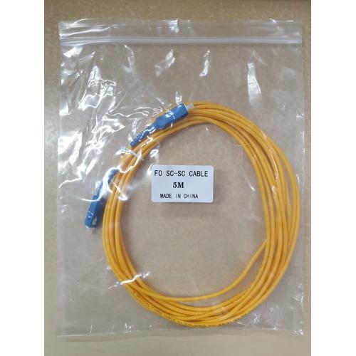Jual Kabel FO SC-SC single mode internal/indoor (patch cord) - 1,5m ...