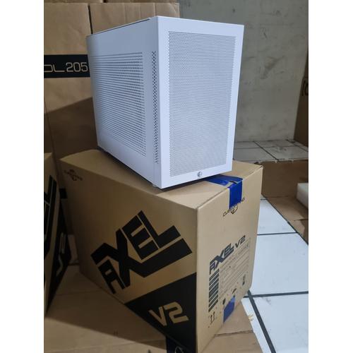 Promo CUBE GAMING AXEL White - mATX - ATX PSU - Side Mesh Mini Case ...