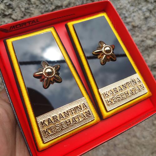 Jual PANGKAT KARANTINA KESEHATAN KKP GOLONGAN 3D LIS MERAH - Lis Kuning ...