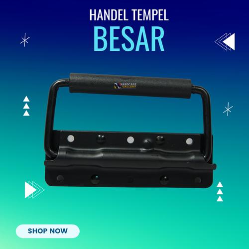 Jual HANDLE TEMPEL BESAR HITAM UK 124*80MM/Aksesoris Hardcase/Box ...