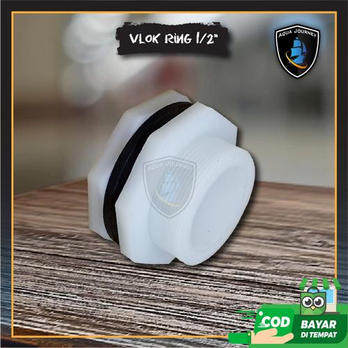 Jual Mur Vlok Ring 1/2" Inch Drat Toren Aquarium Canister Pipa Kaca ...