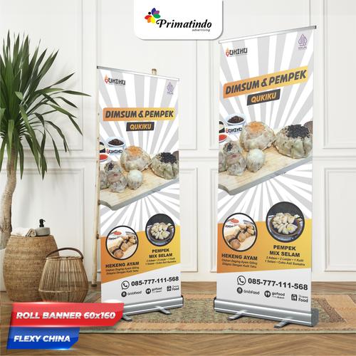 Jual TERMURAH ROLL UP BANNER ALUMUNIUM Uk. 60x160cm + PRINTING MEDIA - Flexi China - Kota ...