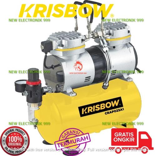 Jual KRISBOW COMPRESSOR AIRBRUSH 1/4HP 3.5L CRDPA002 10080977 - Jakarta ...