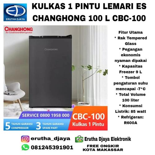 Jual Kulkas 1 Pintu CHANGHONG 100 L CBC-100 CBC100 - Kota Makassar ...